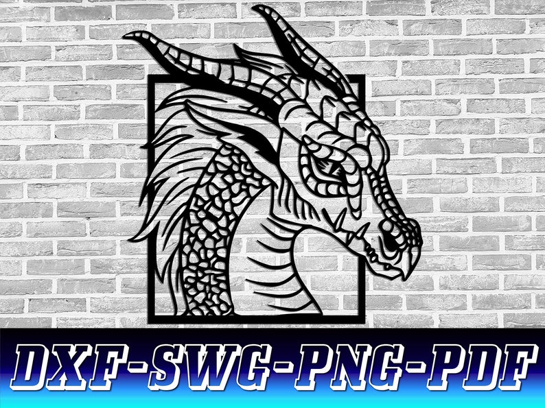 Dragon Head Svg, Mythological Creature Stencil, Dragon SVG, Dragon ...