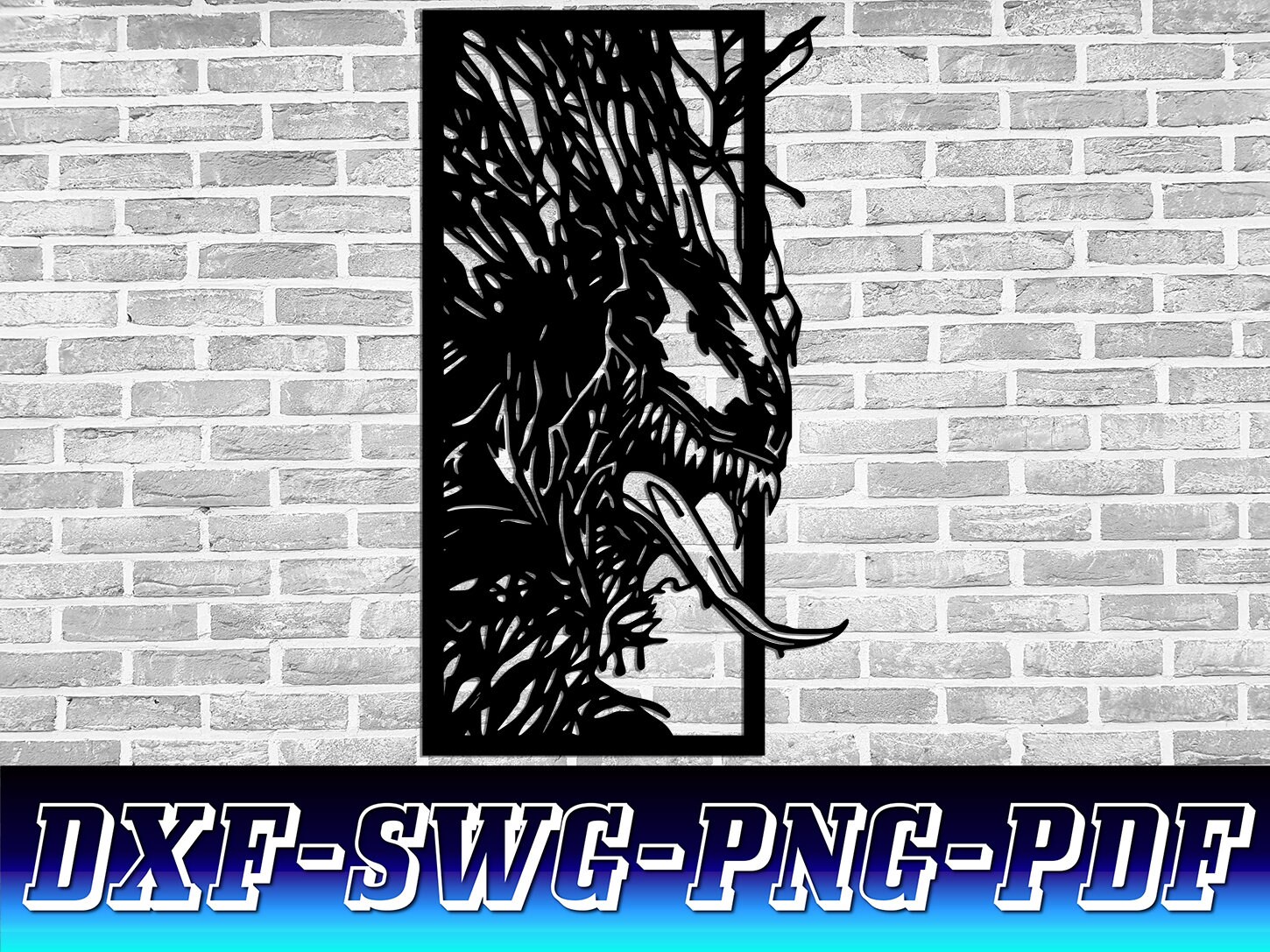 Venom SVG Dxf File, Avengers Svg Cut File, Marvel Dxf, Venom Superhero ...