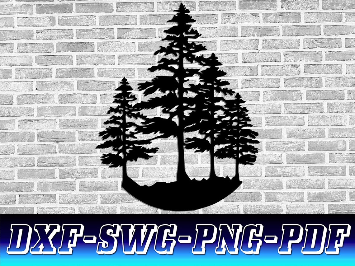 Pine Tree SVG, Pine Tree Cut File, Pine Tree DXF, Tree of Life SVG ...