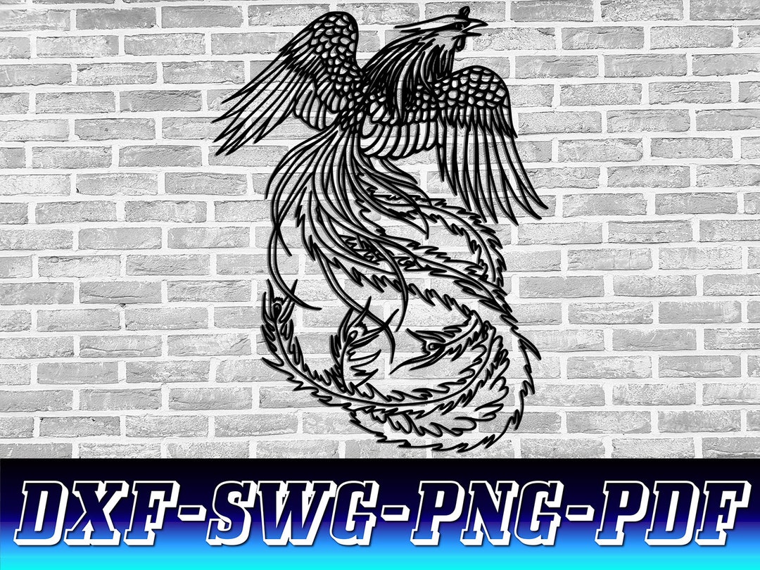 Phoenix Svg, Phoenix Clipart, Phoenix Svg Dxf Cut Files, Phoenix ...