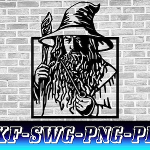 Gandalf SVG DXF, Lord of the Rings Svg, Gandalf Svg, Lotr Svg, Lotr ...