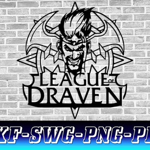 Draven Svg, Draven Dxf, League of Legends Dxf, Lol Svg Cut File, Draven ...