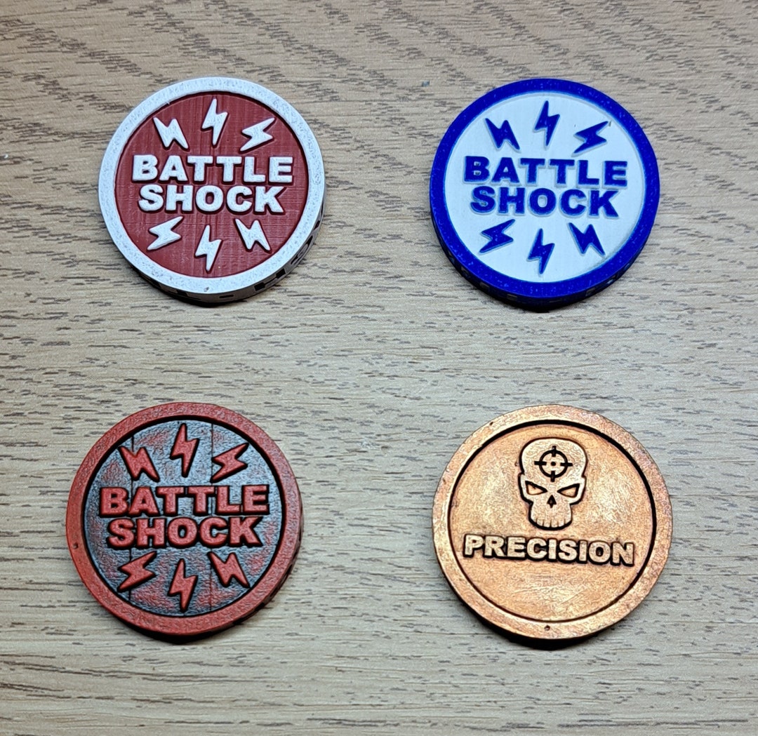 Fichas de Warhammer 40k Battle-Shock - Etsy España