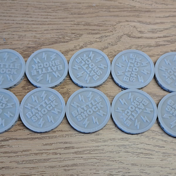40k Battleshock Tokens - Etsy