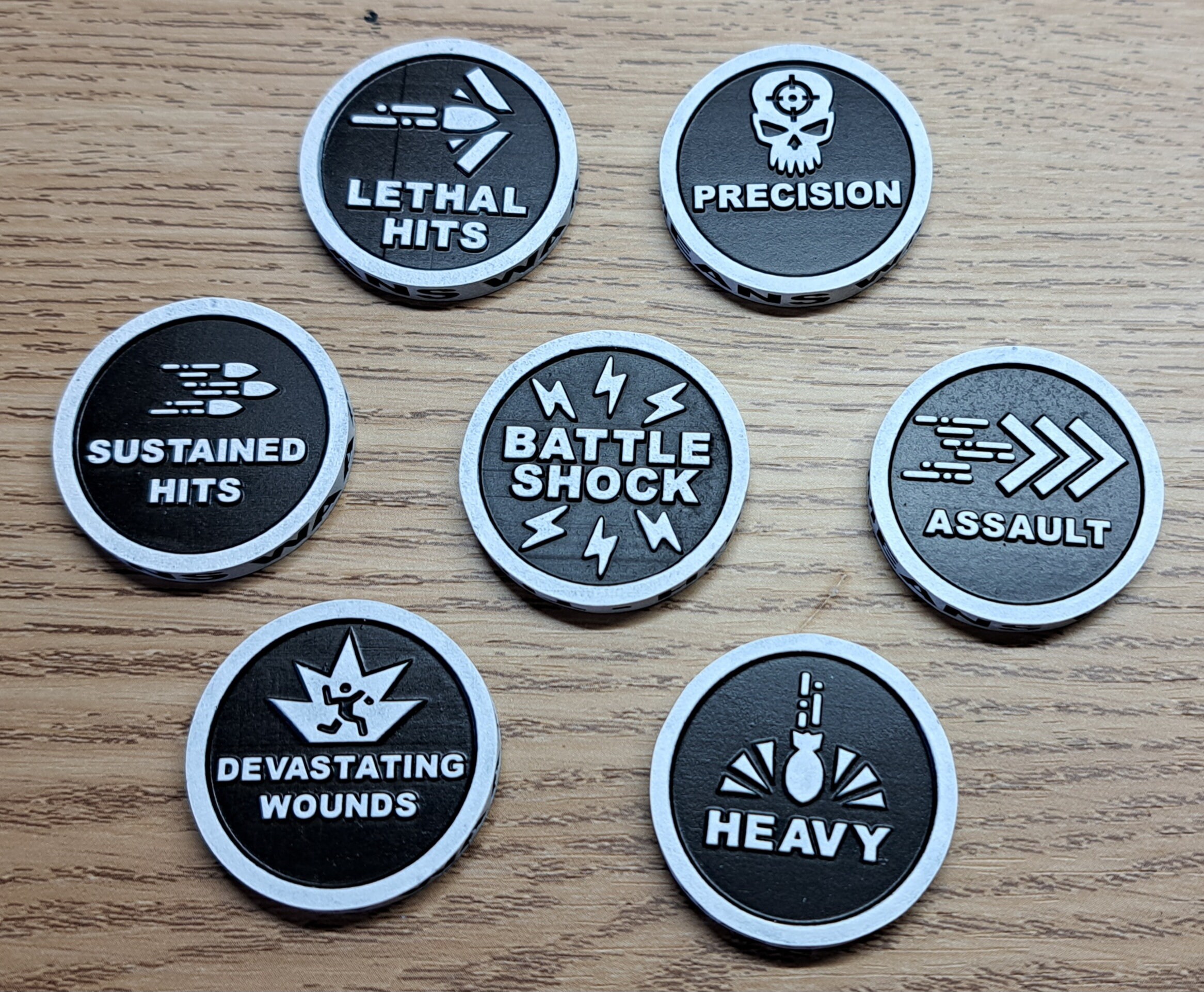 Wargaming Tokens - 10th Edition, Modifier and Custom Tokens - Etsy UK