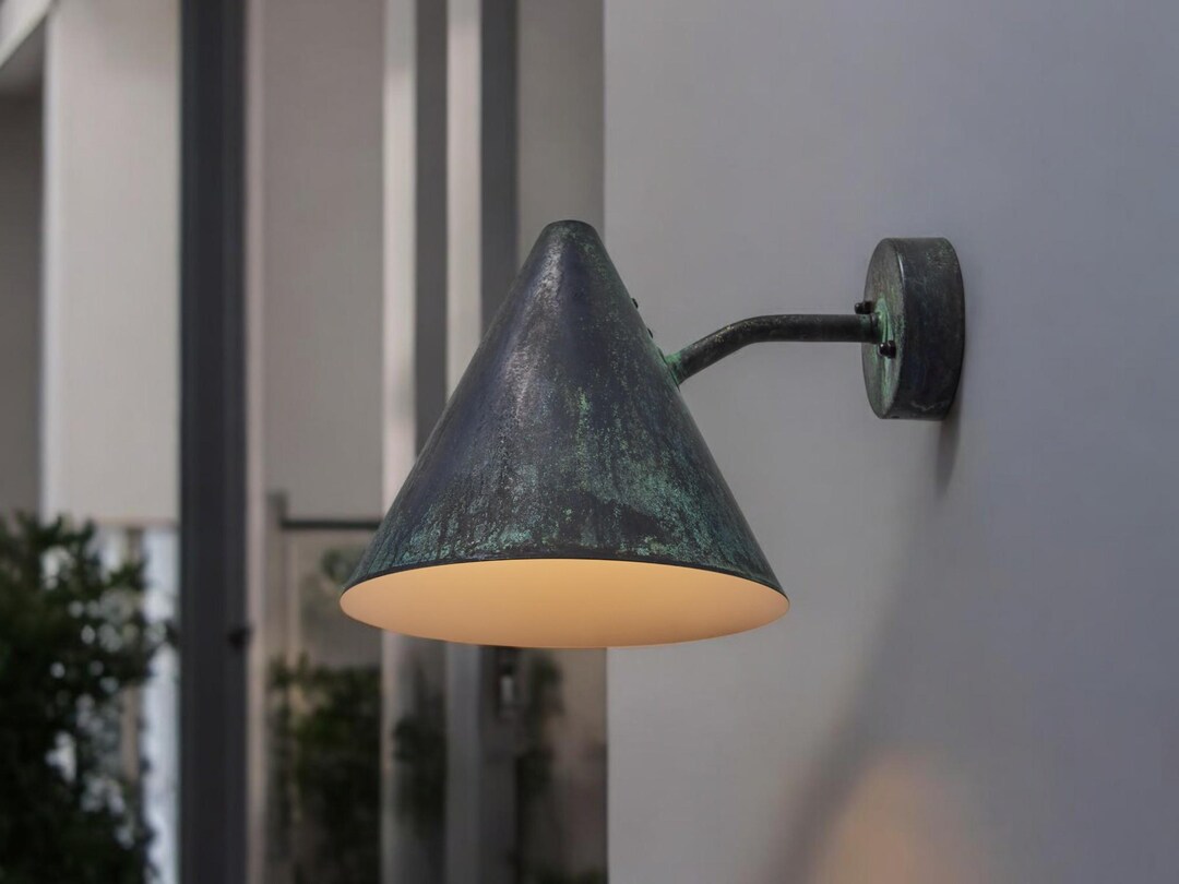 Oxidized Wall Scone, Unlaquered Copper Sconce Light, , Black Patina ...