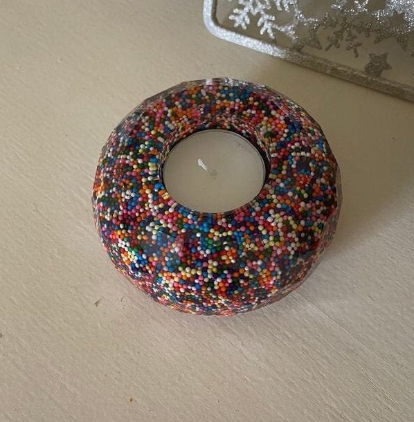Rainbow Resin Candle Holders Unique and Handmade Resin Diya - Etsy