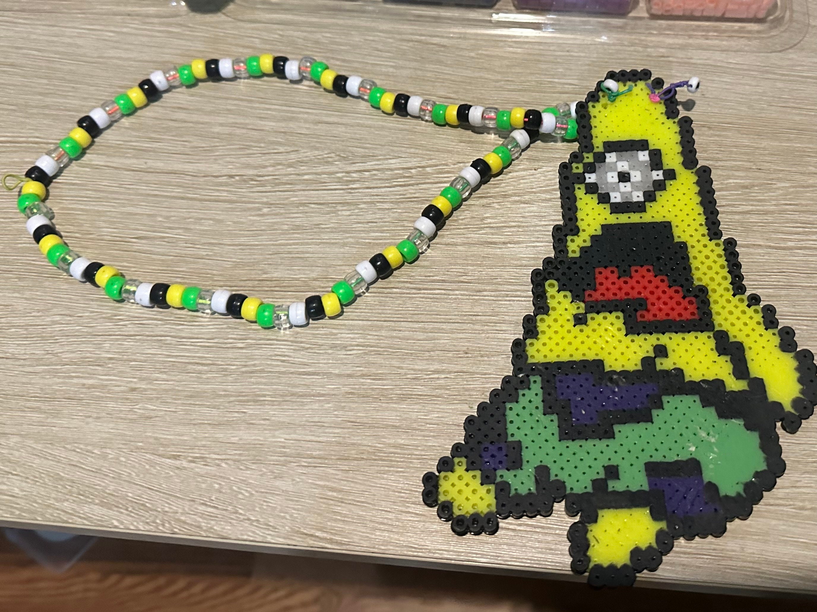 Subtronics Patrick Star Perler Necklace - Etsy