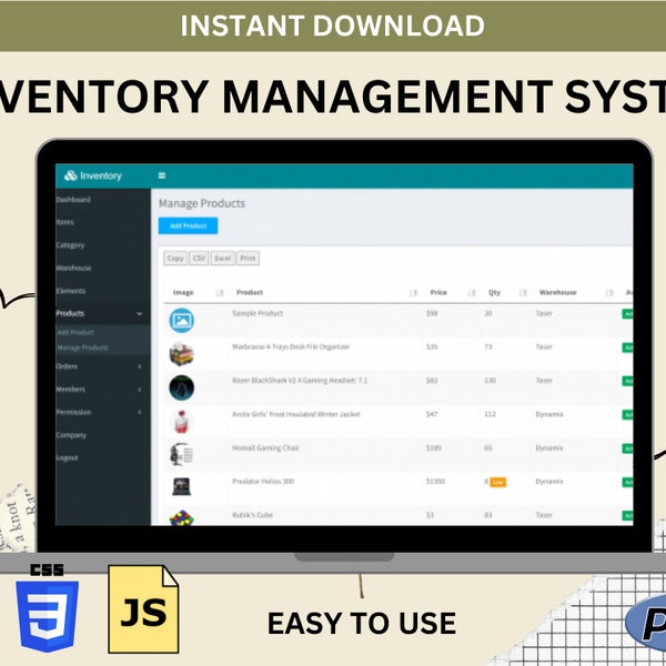 Inventory Management - Etsy