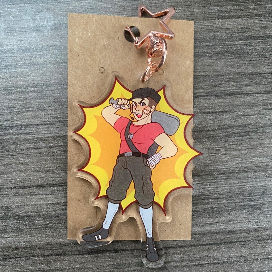 TF2 Scout Acrylic Keychain - Etsy