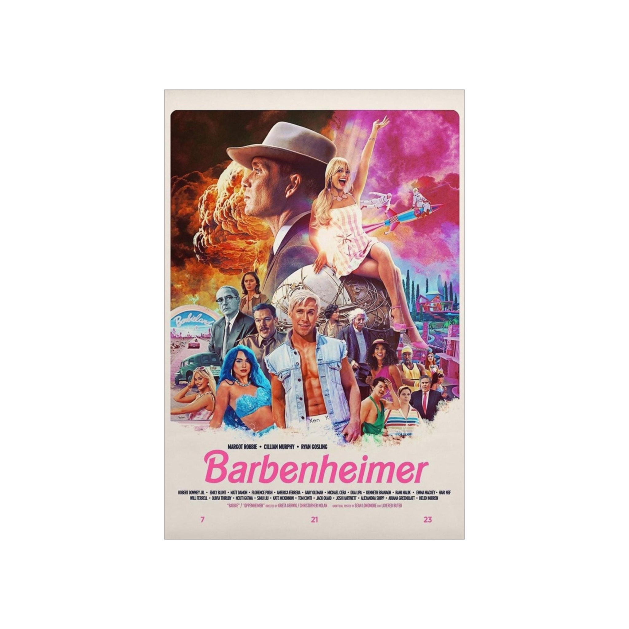 Unlikely Duo: Barbie Meets Oppenheimer In A Captivating Collaboration ...