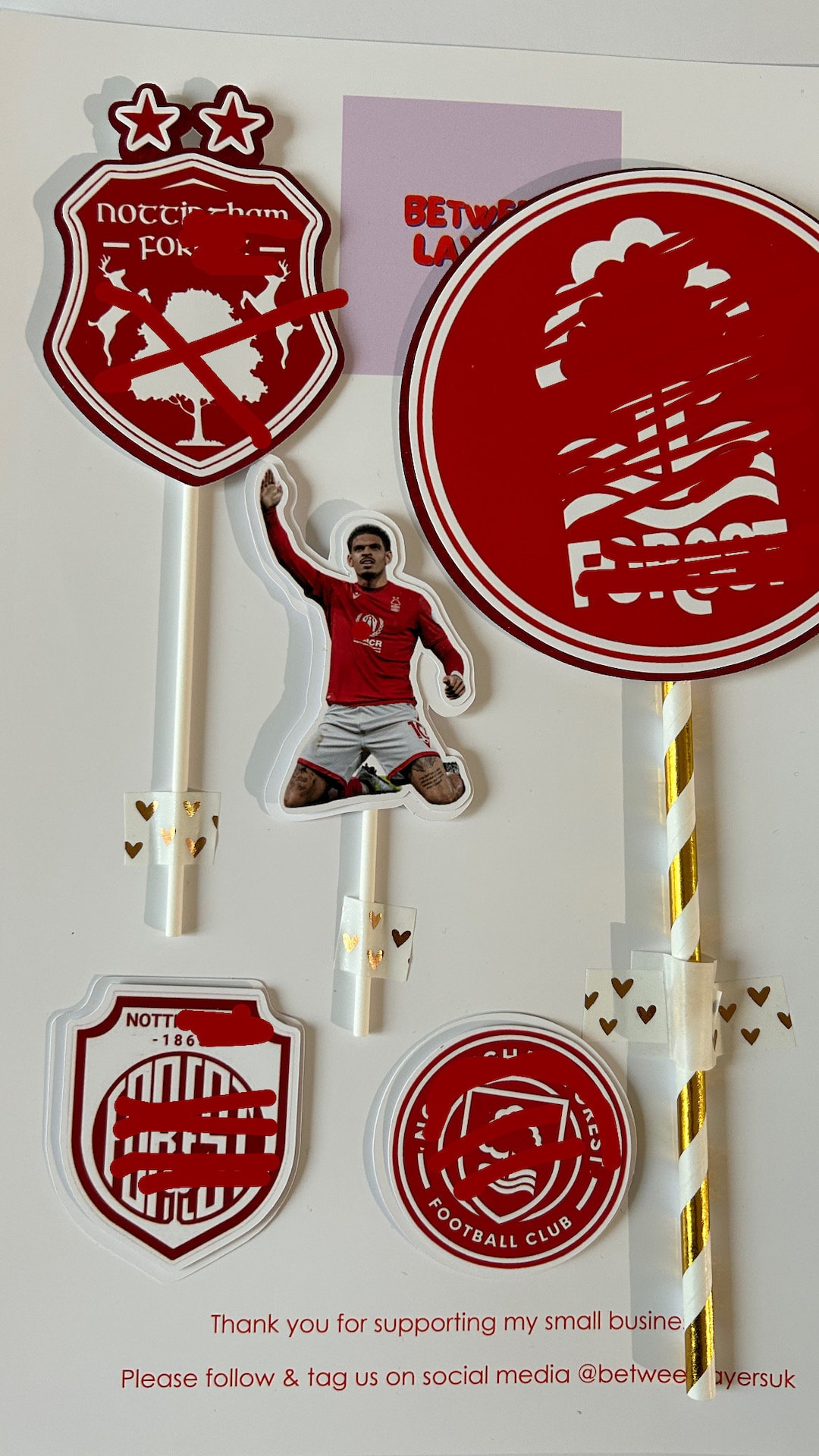 Nottingham Forest Cake Topper - Etsy