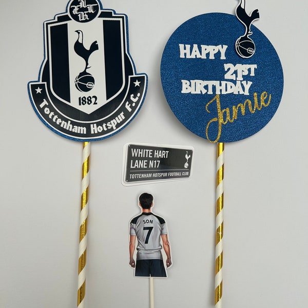 Tottenham Hotspur Cake Topper - Etsy UK