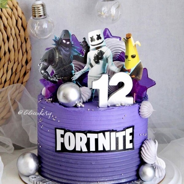Fortnight Cake Toppers - Etsy