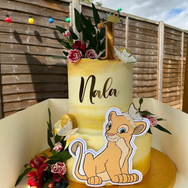 Lion King Wedding Cake Topper - Etsy UK