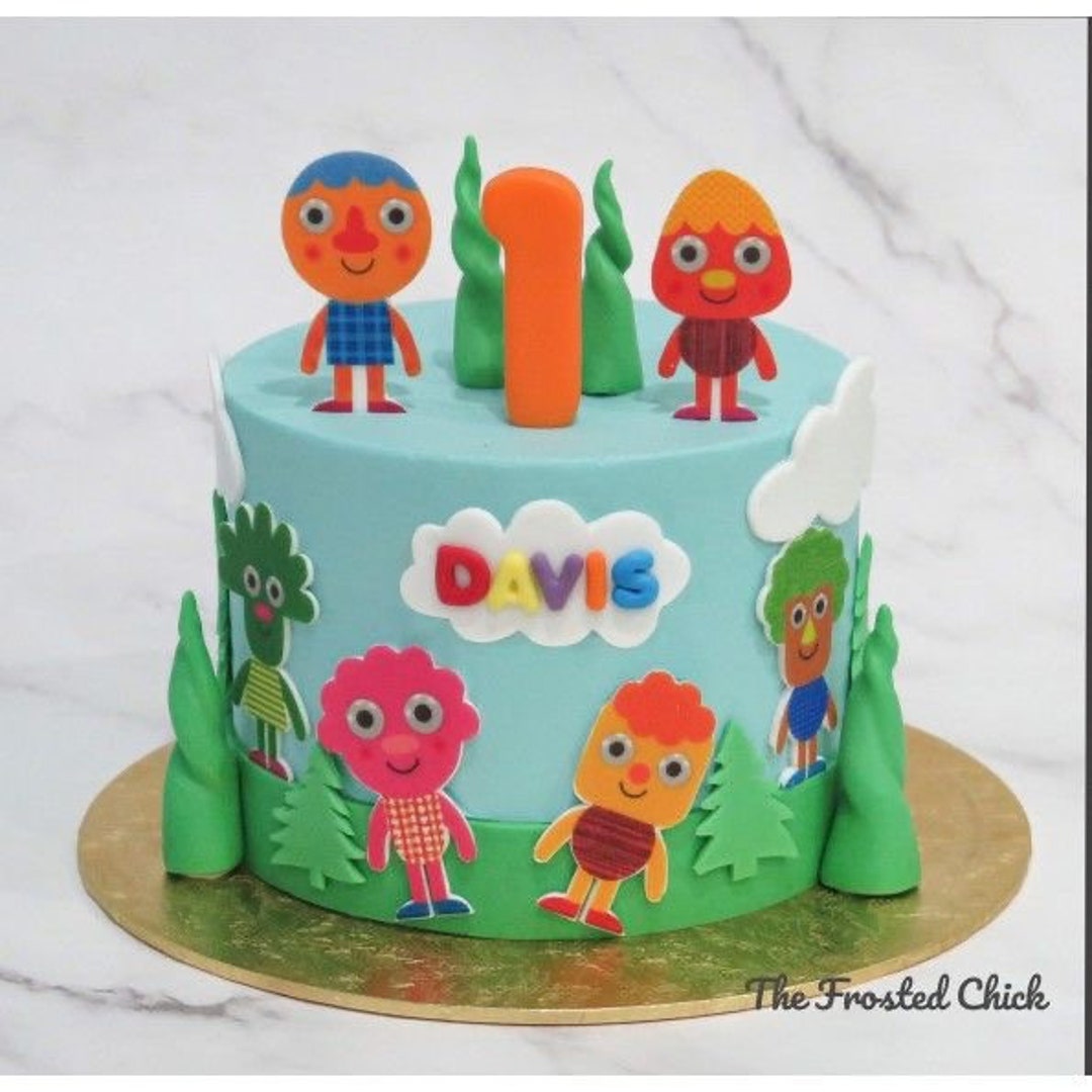 Monsters Super Simple Cake Topper - Etsy