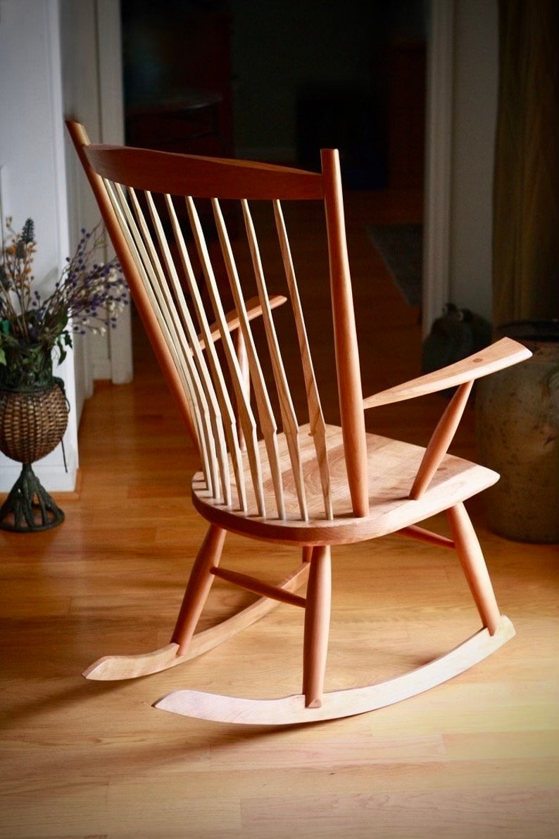 Handmade Windsor Rocking Chair - Etsy