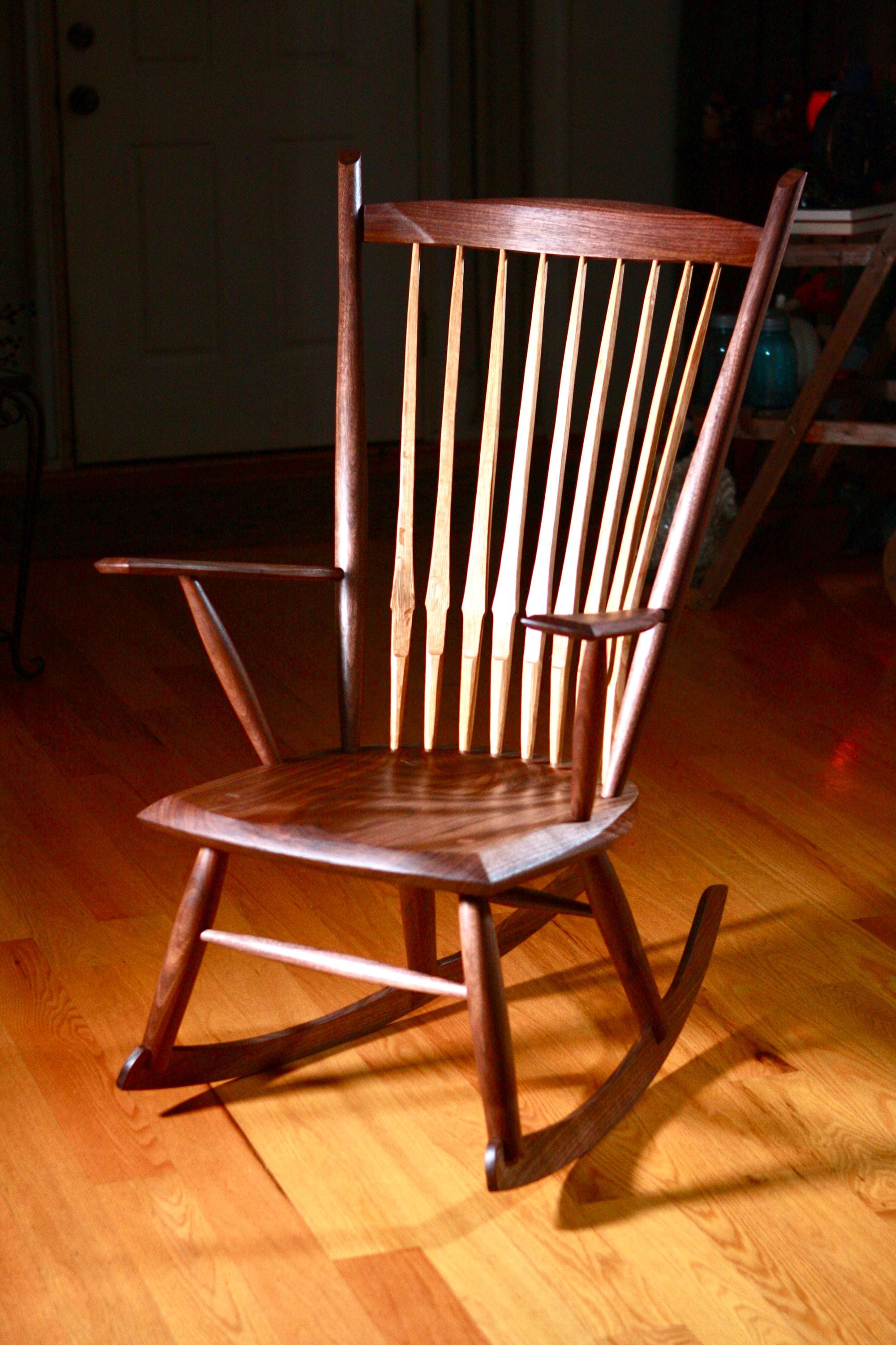 Handmade Windsor Rocking Chair - Etsy