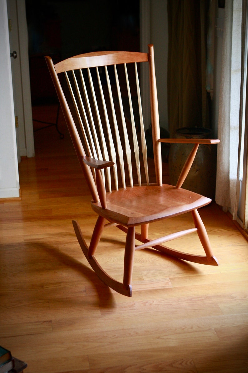 Handmade Windsor Rocking Chair - Etsy
