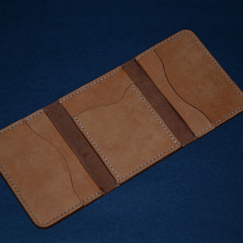 The Trifold Wallet Pattern Pdf, Leather Wallet Template, Cardholder ...