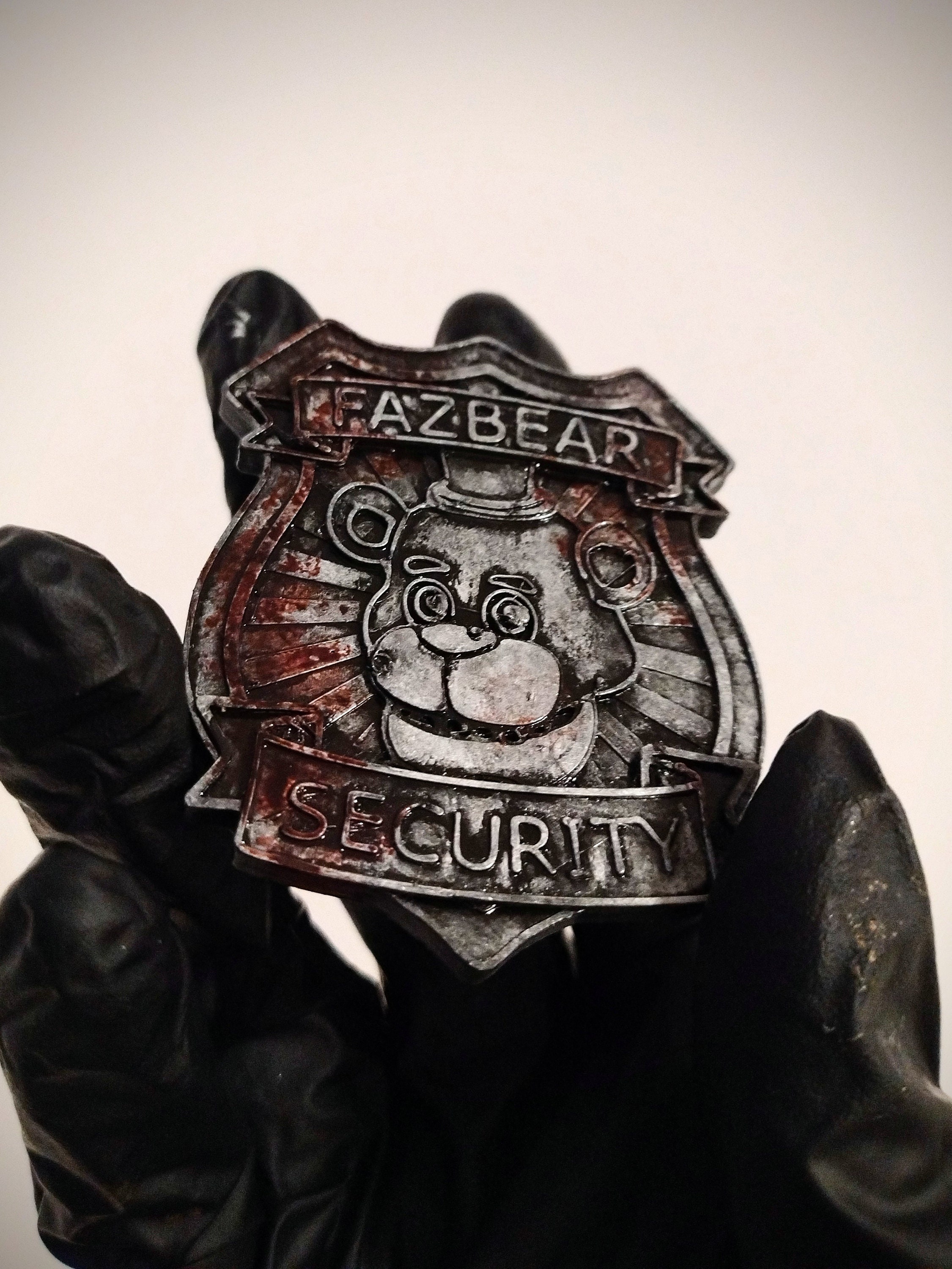 Odznaką Strażnika Fazbear Security FNAF Five Nights at Freddy's Efekt ...