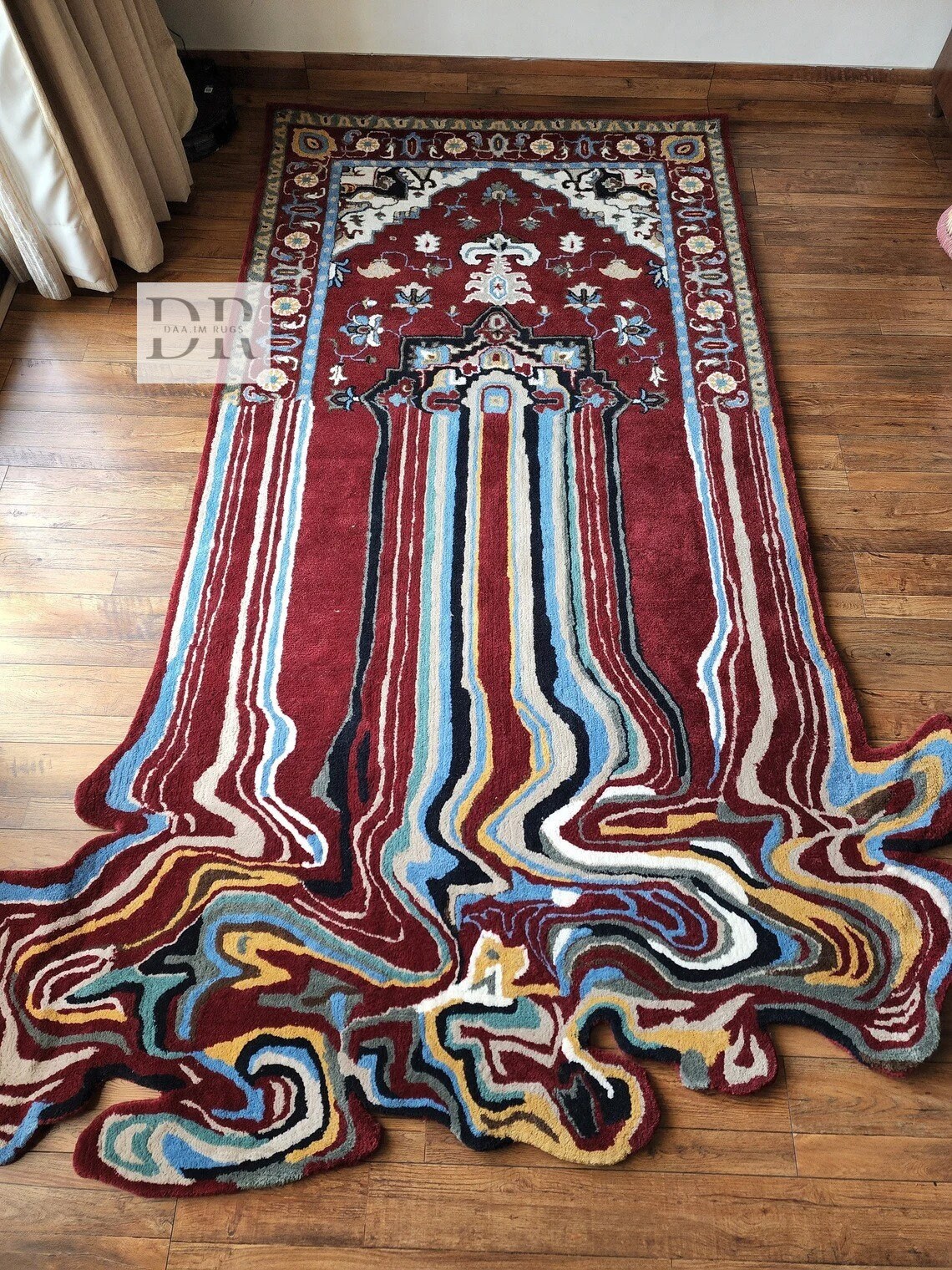 Melting Persian Luxury Design Hand Tufted Rug , Woolen Rug, High ...