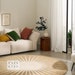 Sun Modern Abstract Rug High-low Pile Area Round Shaped Design - Etsy