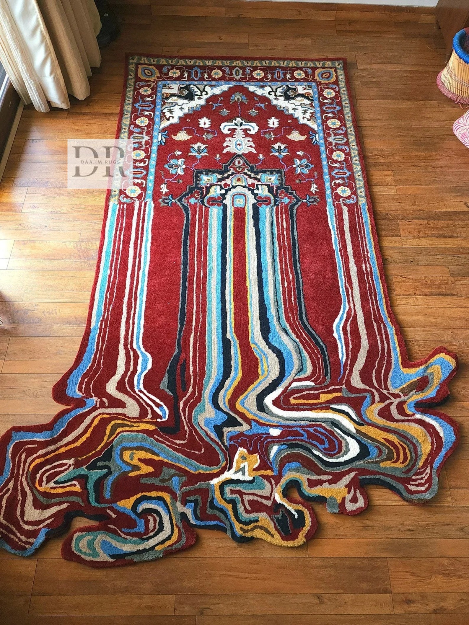 Melting Persian Luxury Design Hand Tufted Rug , Woolen Rug, High ...