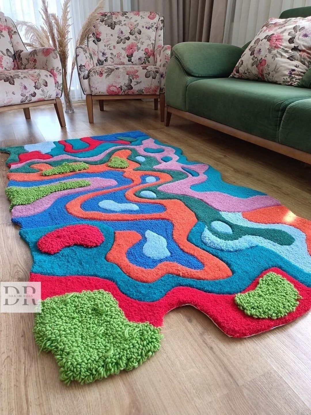 Modern Abstract High-low Hand Tufted Rug , Woolen Rug, High Quality ...