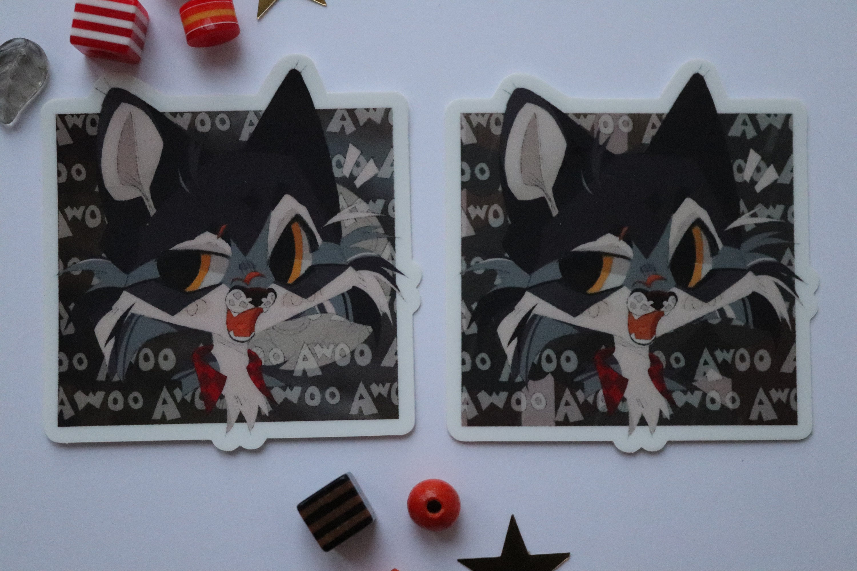 Awoo Werewolf Sticker - Etsy