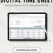 Digital Timesheet Tracker - Etsy