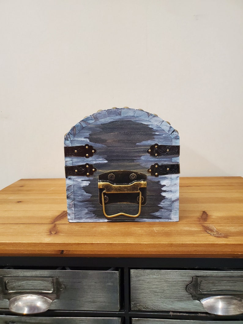 Black Frosted Small Treasure Chest - Etsy