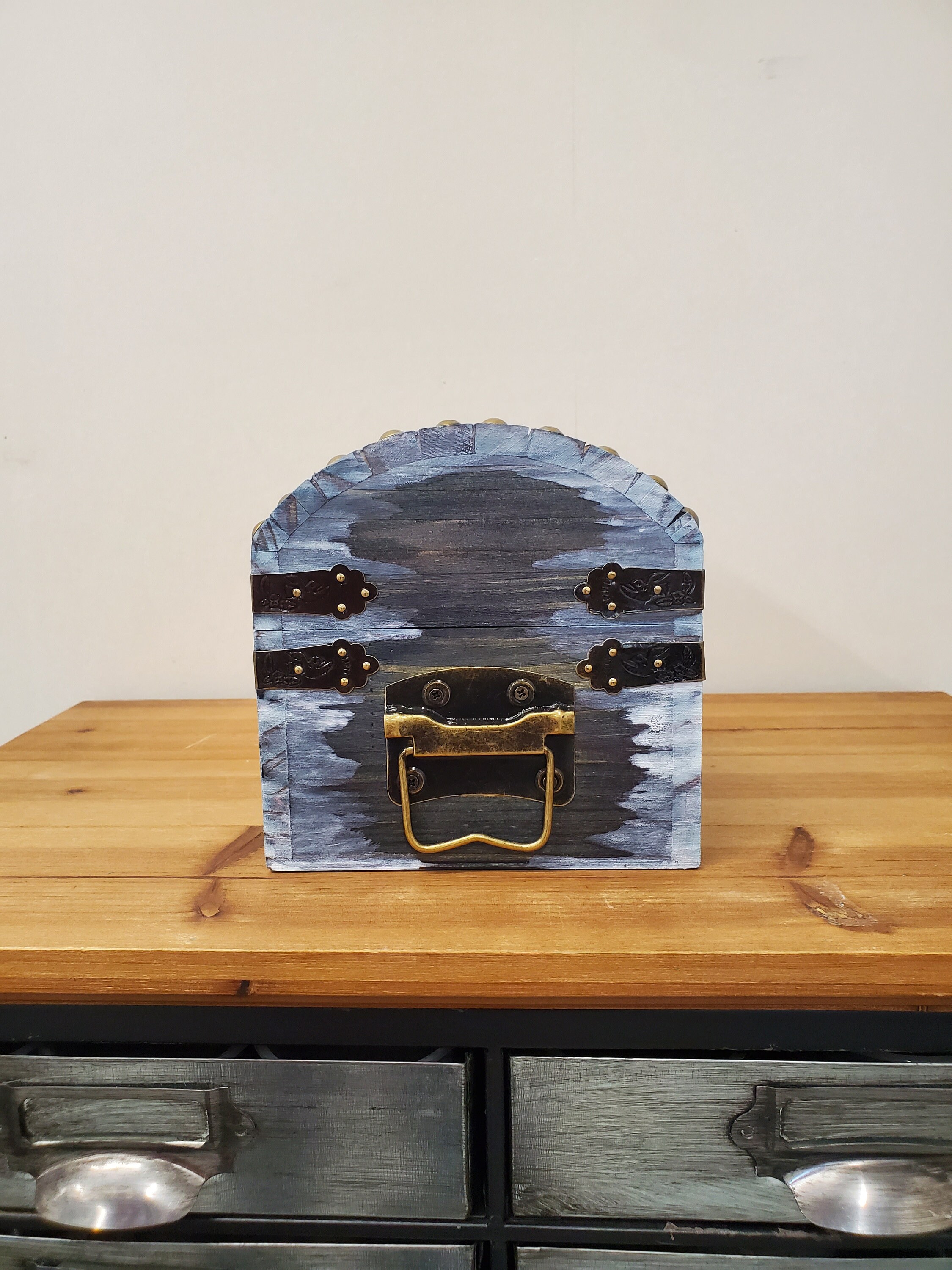 Black Frosted Small Treasure Chest - Etsy