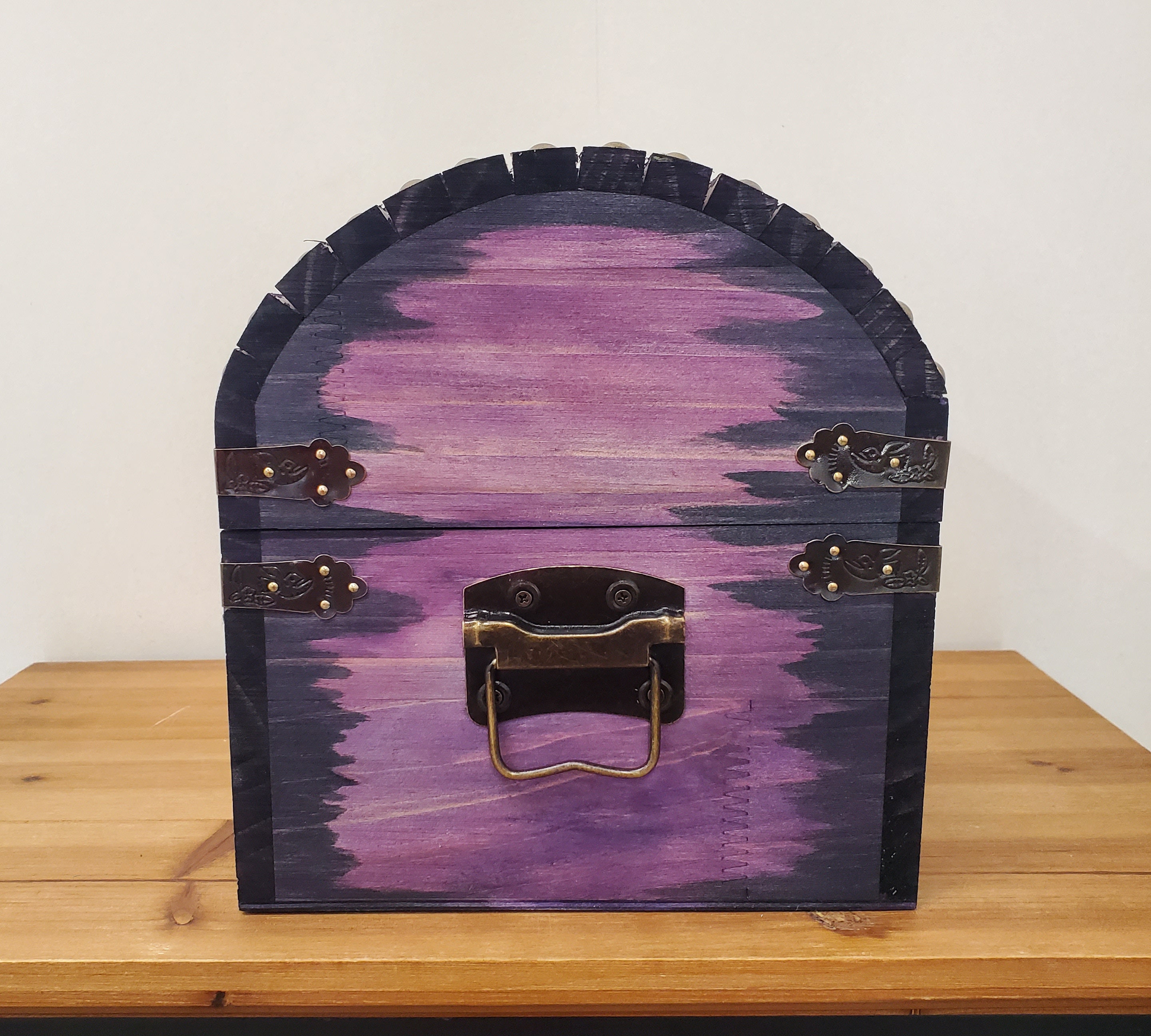 Purple and Black Medium Chest - Etsy