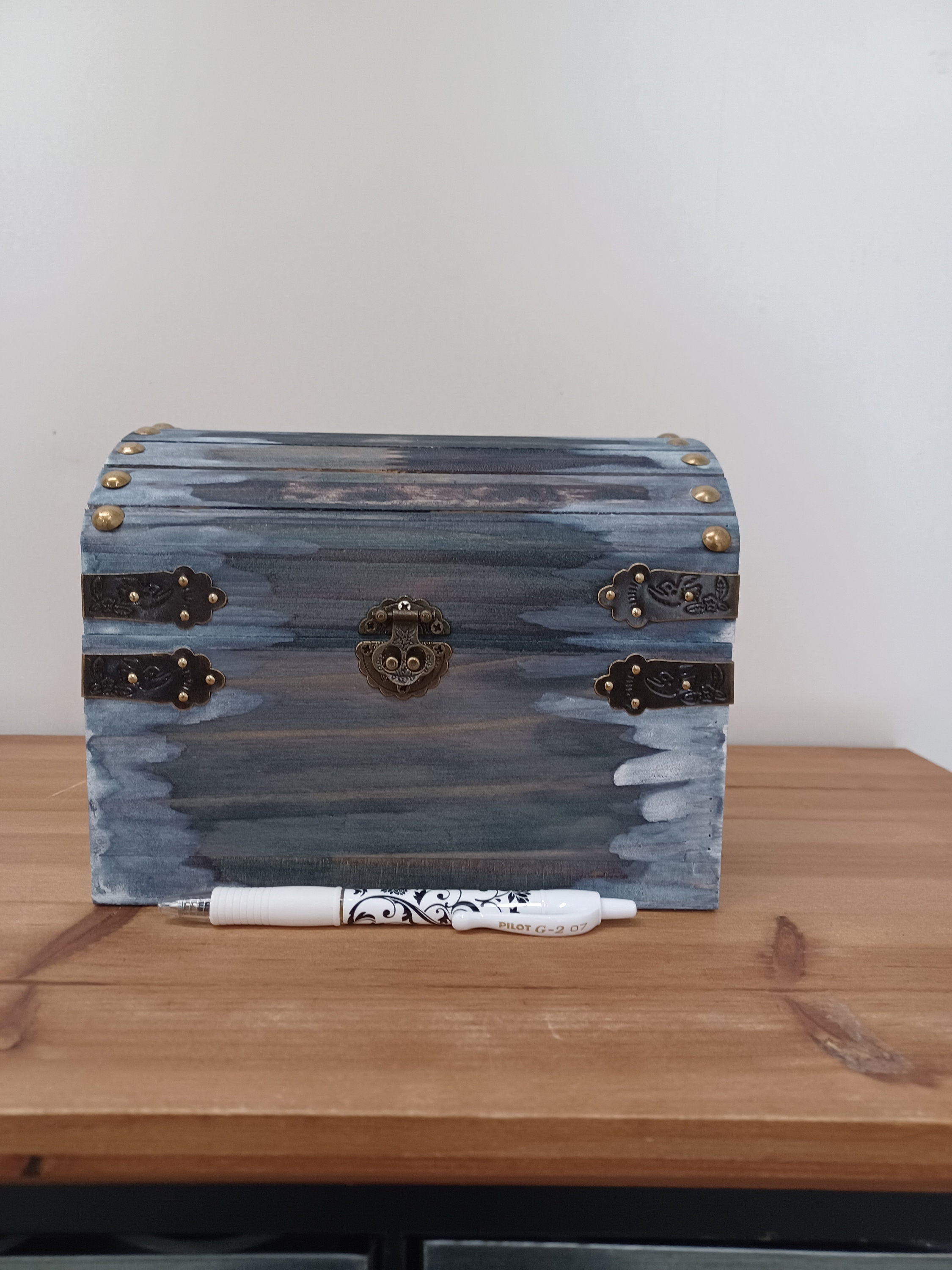 Black Frosted Small Treasure Chest - Etsy