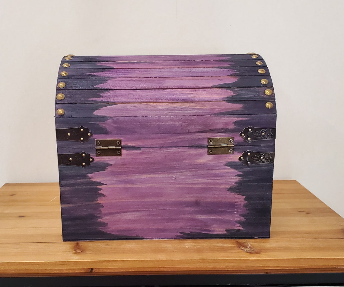 Purple and Black Medium Chest - Etsy