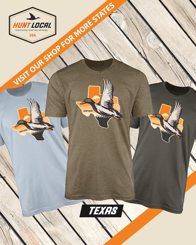 Texas - Sunset Duck Hunting Shirt, Waterfowl Hunt Tshirt, Men's, Women ...