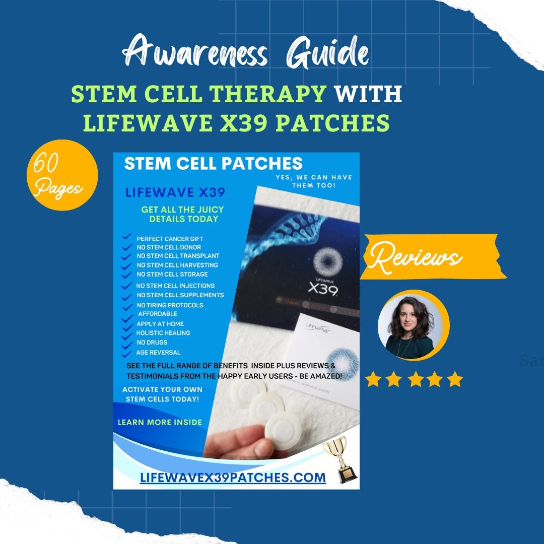 Lifewave X39 Stem Cell Patch Educational Flip Book for - Etsy Australia