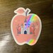 Fairytale Apple Die-cut Sticker | Gift for Literary, Gothic, Snow White ...