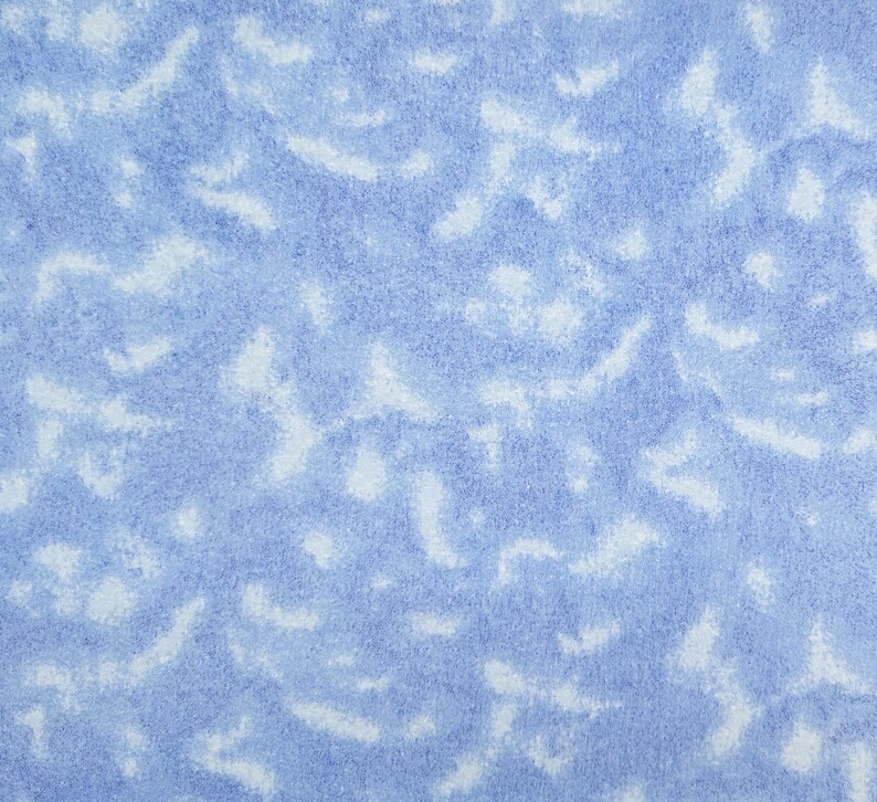 Periwinkle Tie Dye Flannel Fabric: Super Snuggle 100% Cotton - Etsy