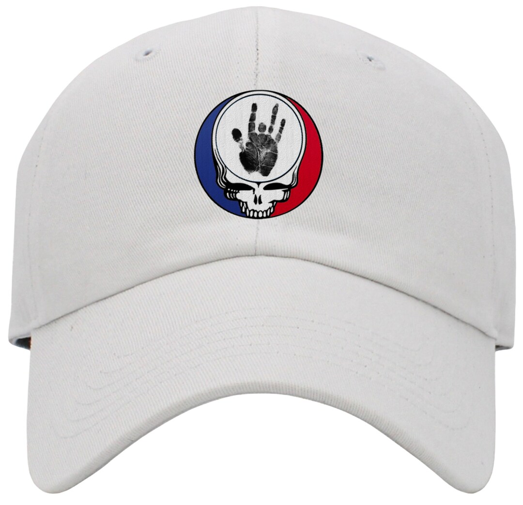 Jerry Garcia Hand Print Grateful Dead Steal Your Face Baseball Hat - Etsy