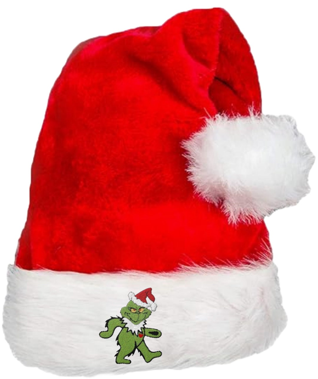 Christmas Grateful Dead Dancing Bear Grinch Santa Hat - Etsy