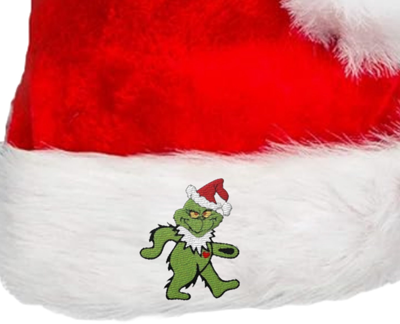 Christmas Grateful Dead Dancing Bear Grinch Santa Hat - Etsy
