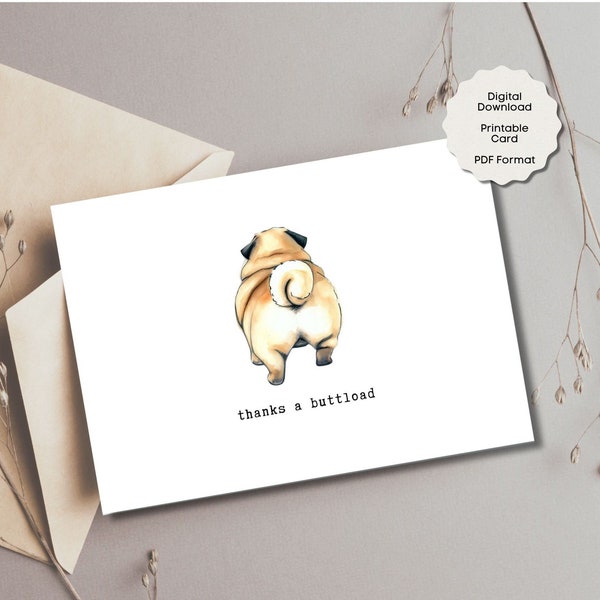 Funny Dog Thank You Notes - Etsy