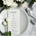 Personalized Tri-fold Wedding Table Number With Menu and QR Code ...