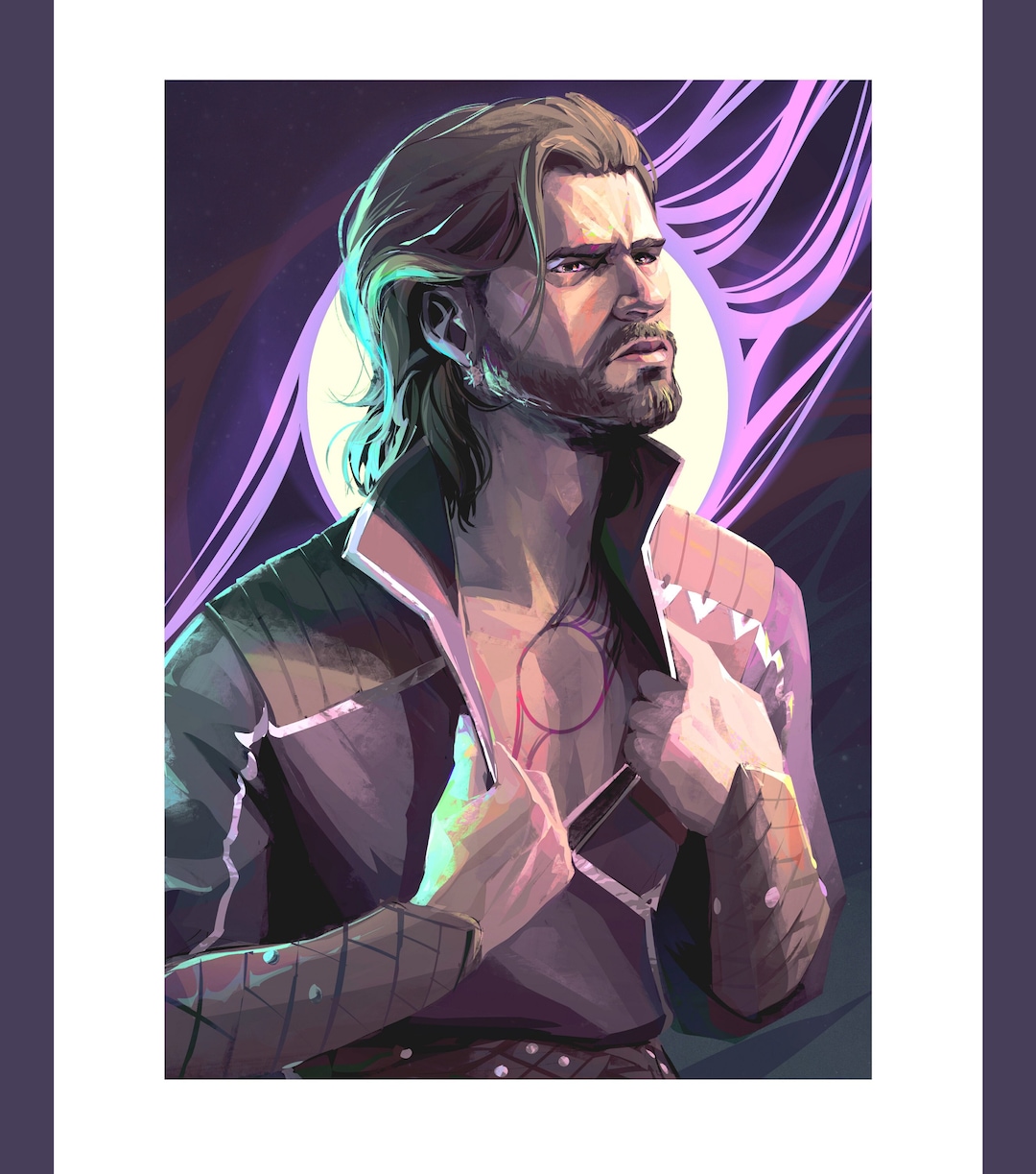 Gale Baldurs Gate 3 Fanart Print, Dungeons and Dragons Fan Art, Fantasy ...