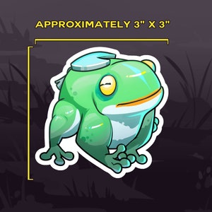 Hades 2 Frinos Sticker, Supergiant Games Fanart, Cute Frog Familiar ...