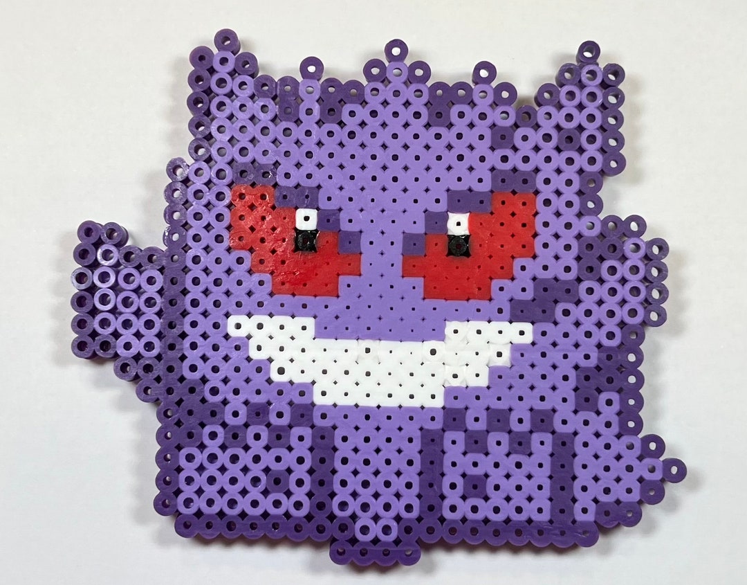 Gengar Pokemon Perler Bead Magnet - Etsy