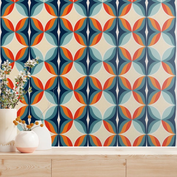 Retro Wallpaper - Etsy