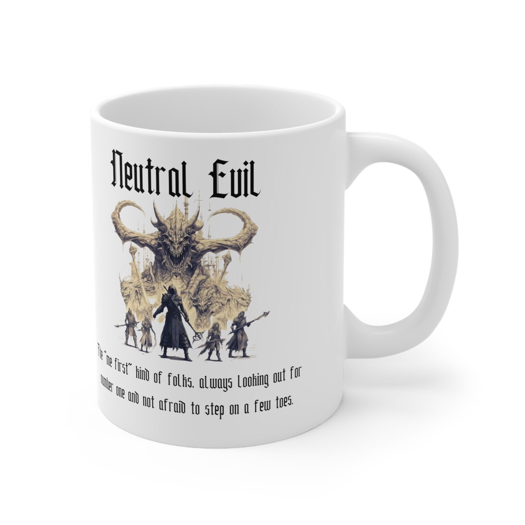 Neutral Evil Moral Alignment Dungeons and Dragons Inspired - Etsy